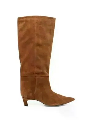 ANGEL ALARCON Gaelle Suede Boots - Brown