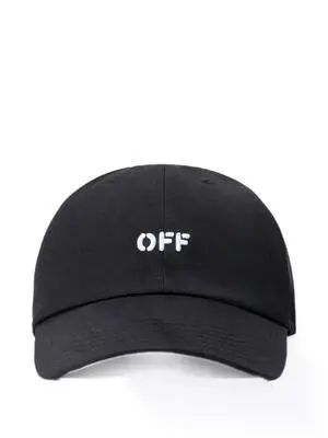 Off-White Off Stamp Baseball Cap - Black