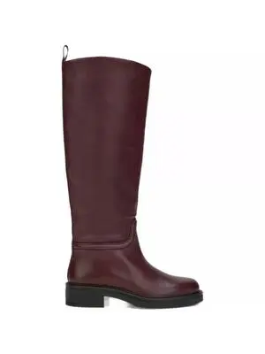STUART WEITZMAN Celia Riding Boots - Red