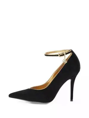 Guess Pointed-toe Ankle-strap Pumps - Black