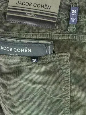 JACOB COHЁN Corduroy-effect Straight-leg Trousers