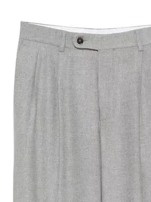 MANUEL RITZ Double-pleated Twill Trousers