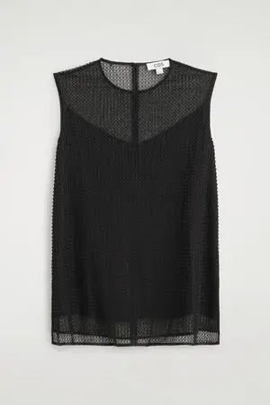 Cos Beaded Knitted Top