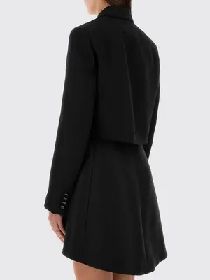 Balenciaga Cropped Single-breasted One-button Wool Blazer