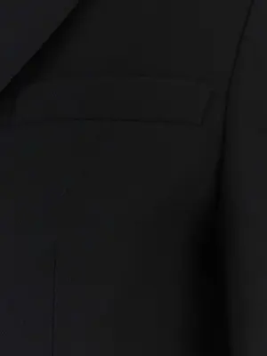 Balenciaga Cropped Single-breasted One-button Wool Blazer