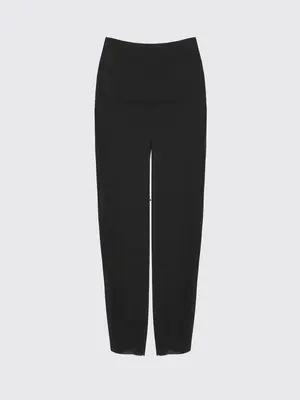 Rick Owens Long Knitted Wool Pencil Skirt With Back Slit