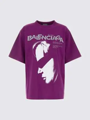 Balenciaga Relaxed Fit Contrasting Logo-print Cotton T-shirt