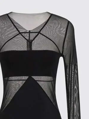 Rick Owens Long-sleeved Stretch-jersey Long Evening Gown