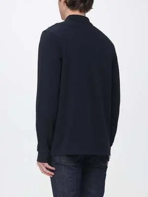 Fred Perry Long-sleeve Cotton Polo With Embroidered Logo