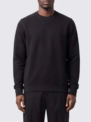 Rick Owens Long-sleeved Cotton T-shirt With Webbing - Black