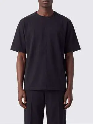 Rick Owens Crewneck Cotton T-shirt With Decorative Straps - Black