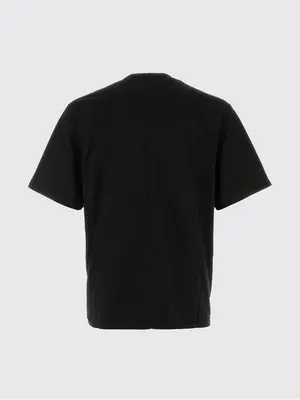 Rick Owens Crewneck Cotton T-shirt With Decorative Straps - Black