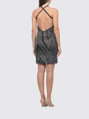 Missoni Lurex Viscose Blend Sheath Mini Dress With Halter Neck