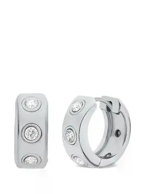Michael Kors Crystal-embellished Hoop Earrings