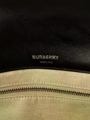 Burberry Lola Printed Canvas Medium Shoulder Bag
