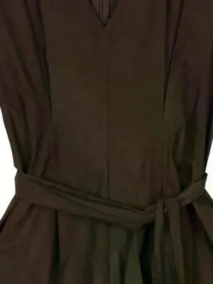 PSOPHIA Belted V-neck Midi Dress