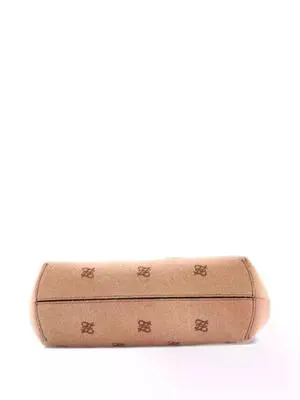 Fendi First Bag Ff Karligraphy Flannel Small Shoulder Bag