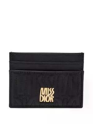 Dior 2024 Miss Quilted Card Holder - Black
