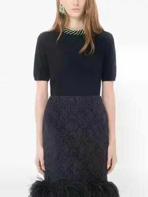 Valentino Garavani Embroidered Wool Jumper