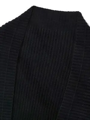MAISON MARGIELA Ribbed-knit Triangular Scarf