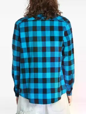 URBAN CLASSICS Checked Flannel Shirt - Blue
