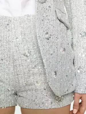 TWENTY FOURHAITCH Sequin-embellished Tweed Shorts