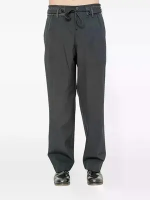 CRAIG GREEN Utility Wool Straight-leg Trousers - Black