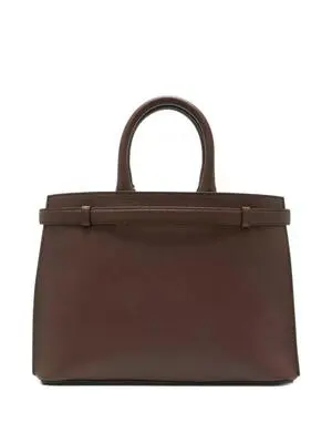 LANCEL Logo-plaque Leather Tote Bag