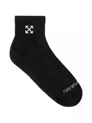 Off-White Arrows Quarter Socks - Black