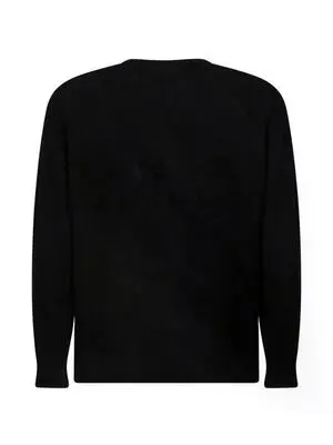 MC2 SAINT BARTH Intarsia-knit Embroidered-logo Sweater
