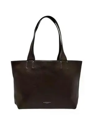 GIANNI CHIARINI Barbara Shopper Grained Tote Bag - Brown