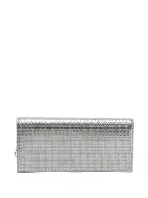 Dior Lady Croisière Microcannage Clutch Bag - Silver