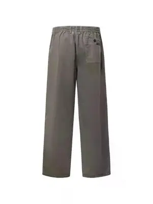 GOLDEN GOOSE Cargo Pants In Smoky Green Cotton Twill - Grey