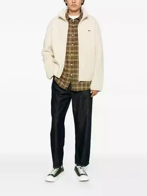 Lacoste Check-print Logo-patch Shirt