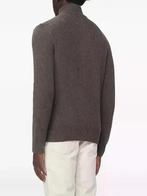 Agnona Ribbed-knit Cashmere Sweater