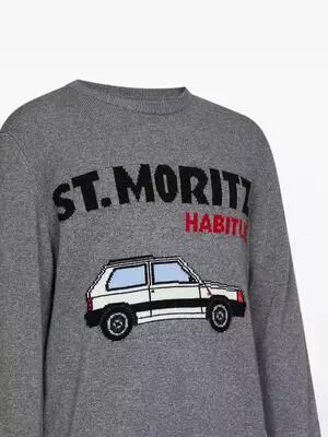 MC2 SAINT BARTH Intarsia-knit St. Moritz Sweater
