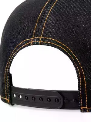 Stetson Logo-patch Denim Trucker Cap - Blue
