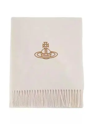 VIVIENNE WESTWOOD Embroidered Orb Long Scarf