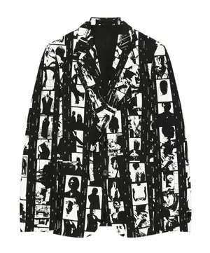 Givenchy Fitted Jacket In Cotton With Photographic Negative