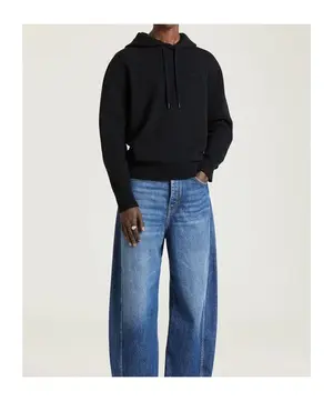 Givenchy Couture Seam Hoodie In Wool And Cashmere