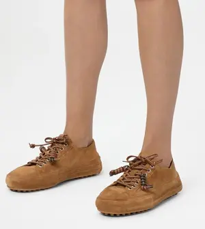 TOD'S Tassel-detail Suede Sneakers