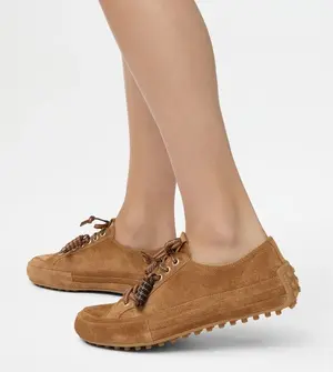 TOD'S Tassel-detail Suede Sneakers