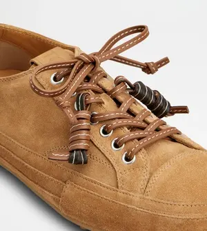 TOD'S Tassel-detail Suede Sneakers