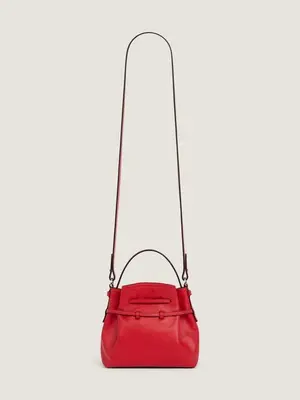 Givenchy Mini Voyou Bucket Bag In Shiny Leather