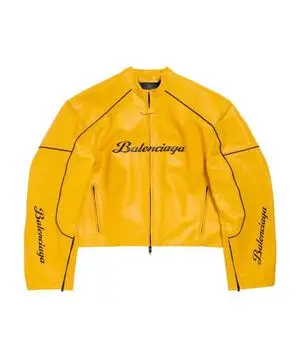 Balenciaga X Automobili Lamborghini Biker Jacket - Yellow