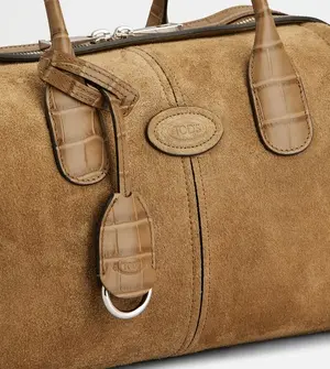 TOD'S Di Bag Bowling Bag In Suede Small