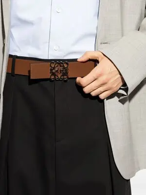 Loewe Anagram Leather Belt