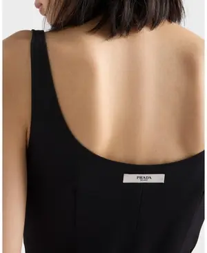Prada Stretch Technical Fabric Dress