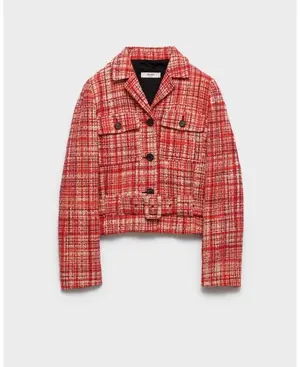 Prada Single-breasted Tweed Jacket
