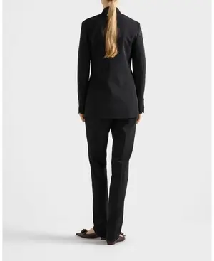 Prada Single-breasted Techno Stretch Jacket